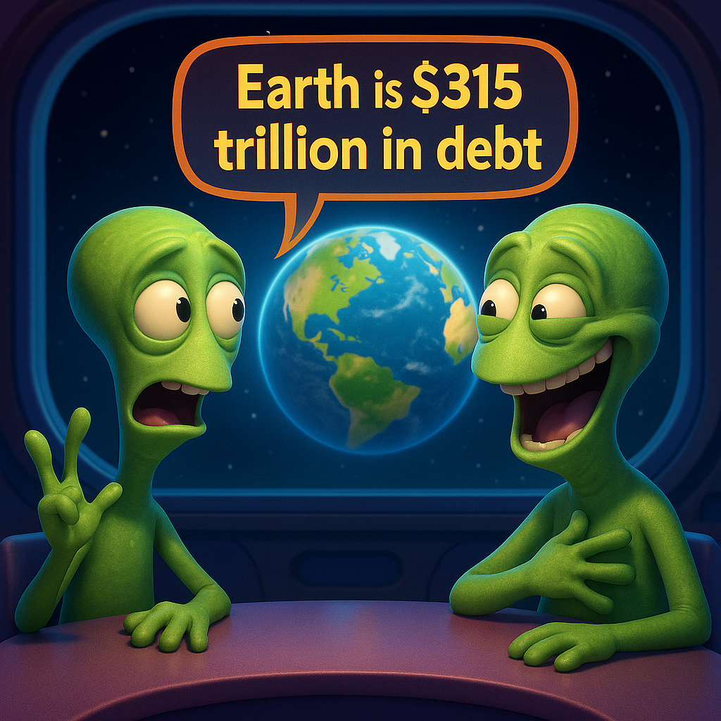 Earth’s $315 Trillion Debt: A Cosmic Joke or a Planetary Crisis? – GANA